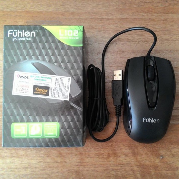 Genuine Fuhlen L102 wired mouse | Shopee Philippines