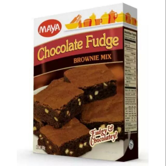 MAYA Chocolate Fudge Brownie Mix 500g | Shopee Philippines