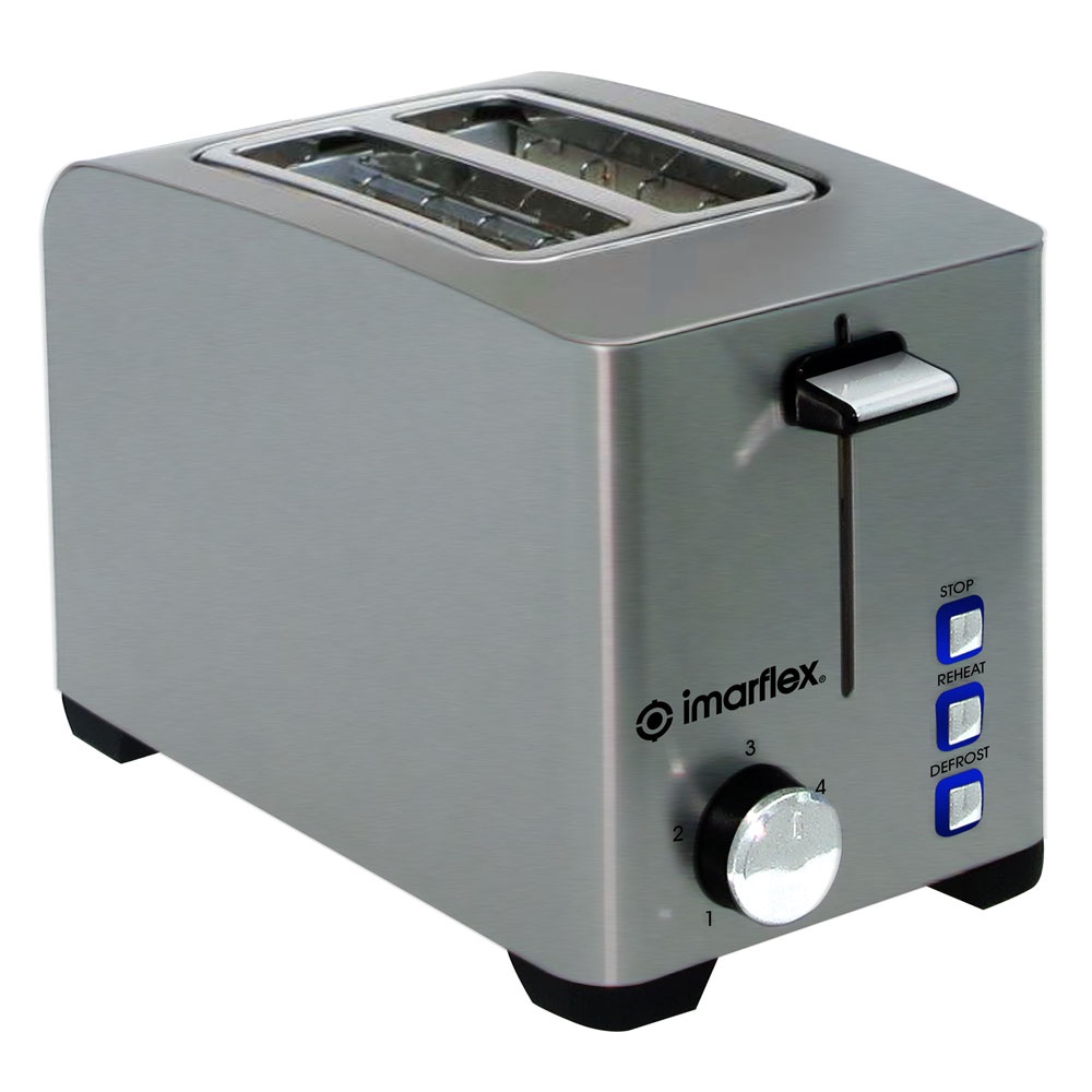 Imarflex IS-82S 2 Slice Pop-up Toaster (Stainless) | Shopee Philippines