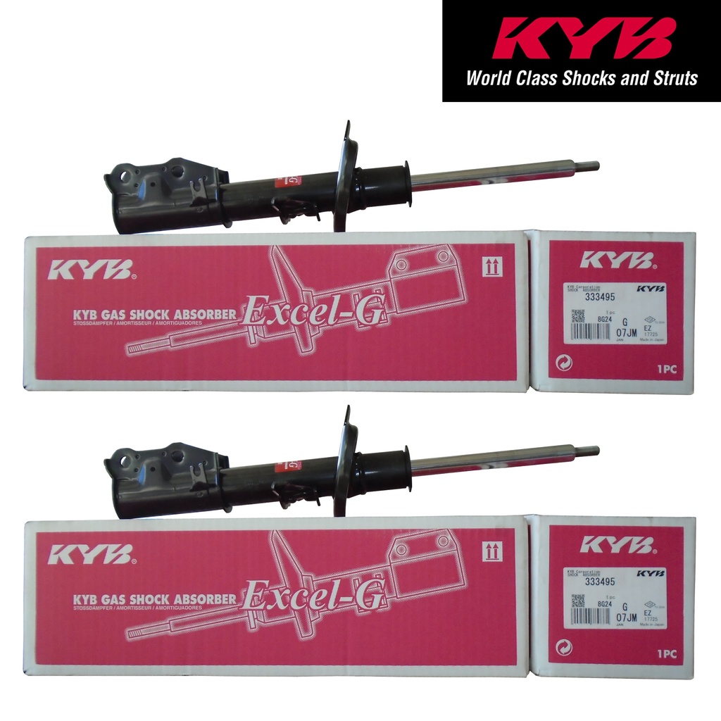 KYB 333494/333495 for Ford Fiesta 2010 - 2019 Set of 2 Front Gas Shock ...