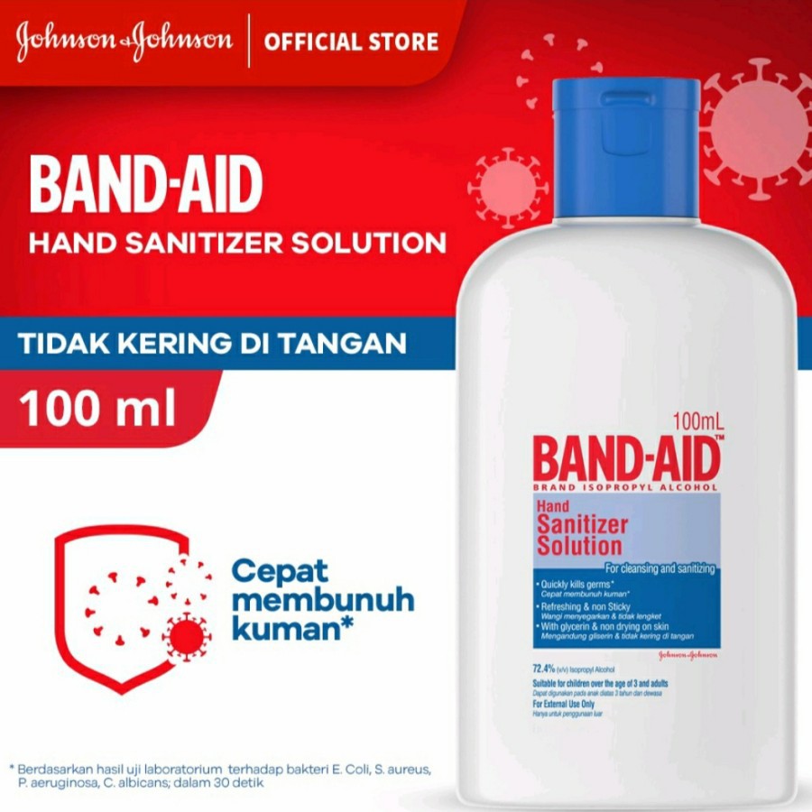 Band-Aid Band Aid Hand Sanitizer 100 ML 100ml antiseptic antiseptic ...