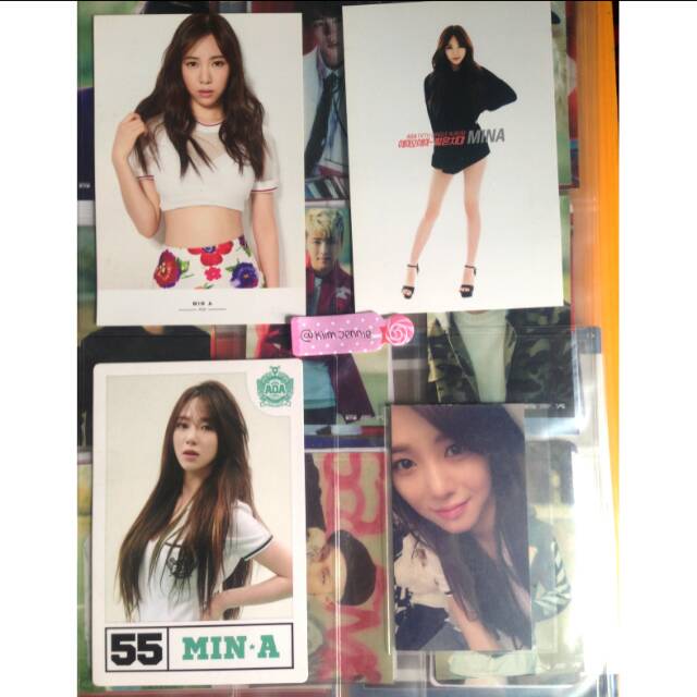 Aoa Mina Photocard Miniskirtheart Attackshort Hair Shopee Philippines