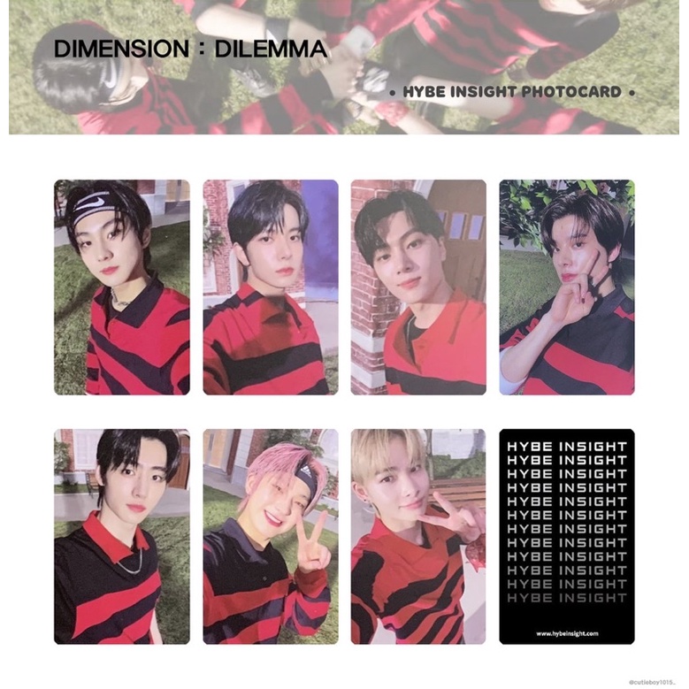 ENHYPEN HYBE INSIGHT LUCKY DIMENSION DILEMMA PHOTOCARD | Shopee Philippines