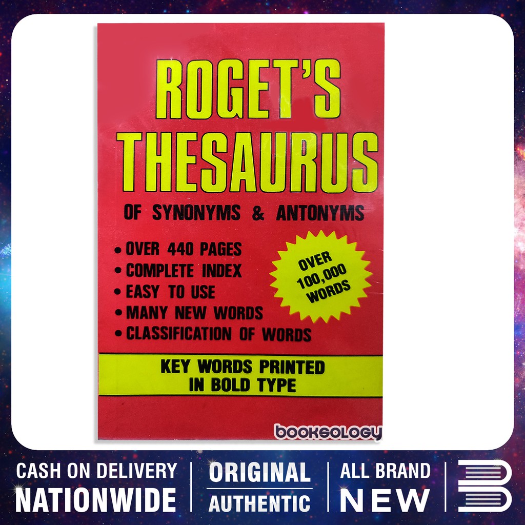 ORIGINAL - ROGET'S THESAURUS of Synonyms & Antonyms (Key Words Printed ...