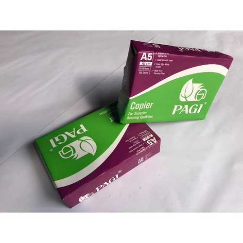 1 ream of A5 Pagi paper 70gsm 500 sheets/ream (Half the A4 paper but ...
