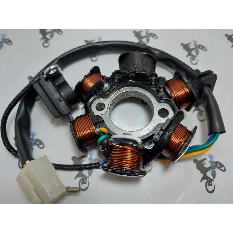 Stator Coil / Comp - Lifan 110 / RUSI 110 New (6 poles) | Shopee ...