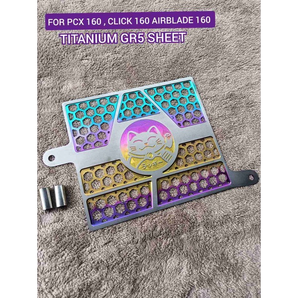 RADIATOR COVER TITANIUM ( PCX160 , CLICK 160 ETC ) | Shopee Philippines