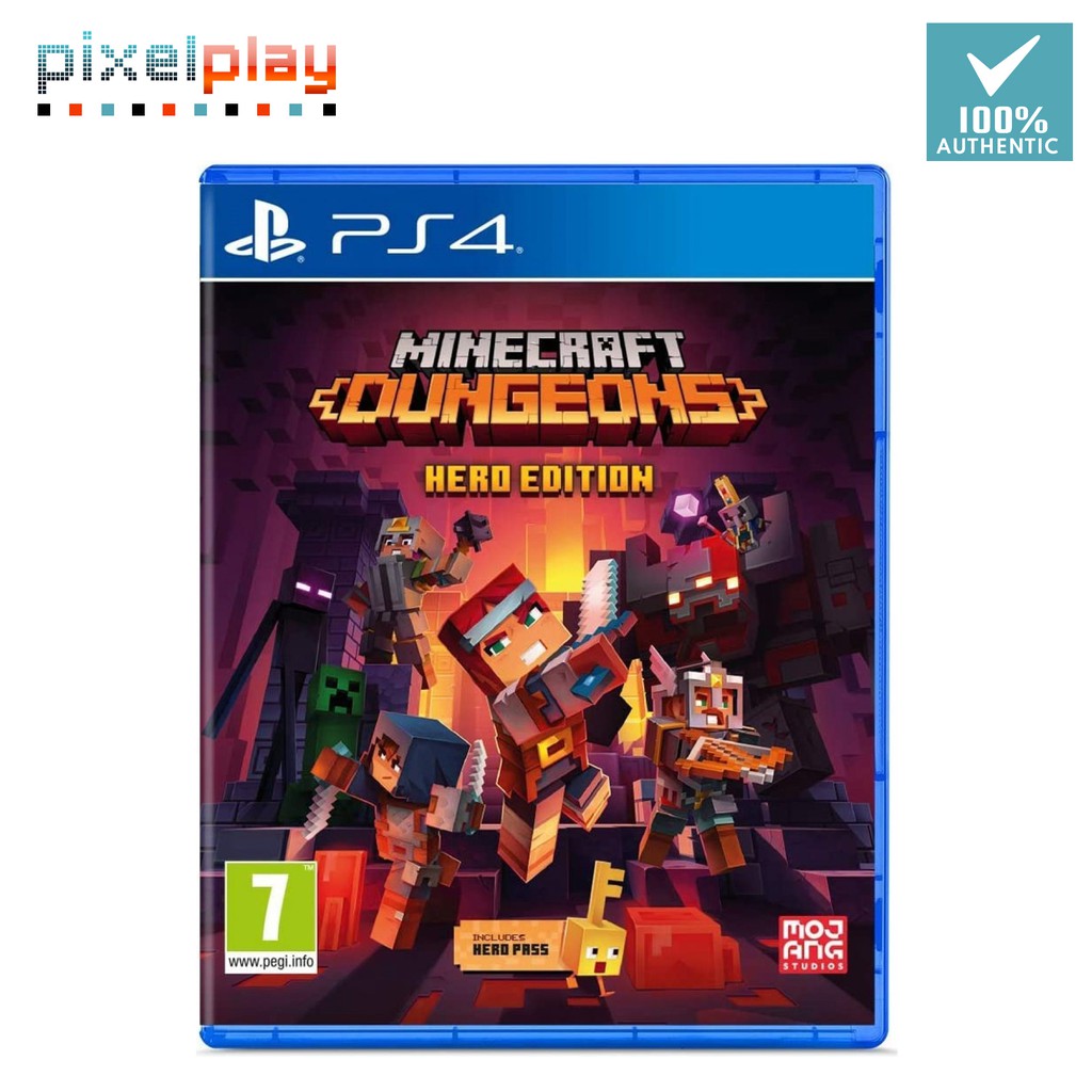 PlayStation 4 Minecraft Dungeons Hero Edition R2 | Shopee Philippines