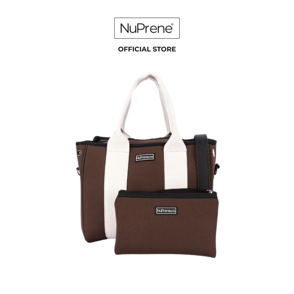 NuPrene - Mini Tote 2.0 WITHOUT STRAP- Choco Brown Tote Bag for Women ...