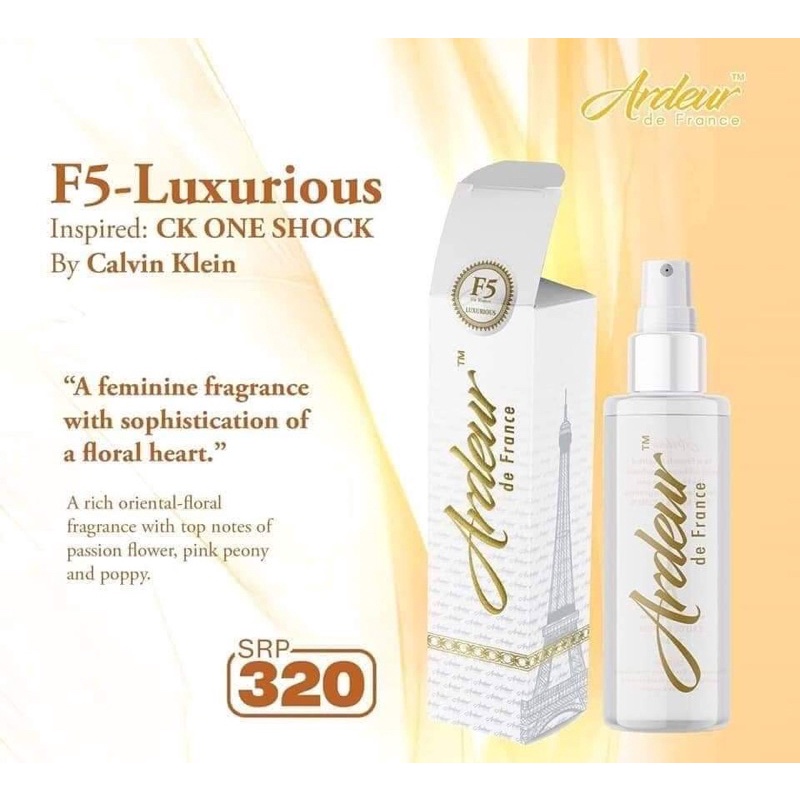 Ardeur De France for Women French inspired perfume | Shopee Philippines