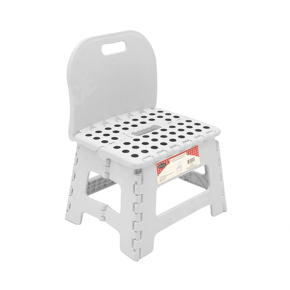 PUTIH Ace Soleil Folding Stepping Stool 22 Cm - White | Shopee Philippines