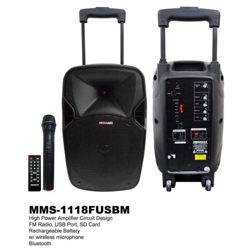 megamaxx multi media Speaker MMS-1118 | Shopee Philippines