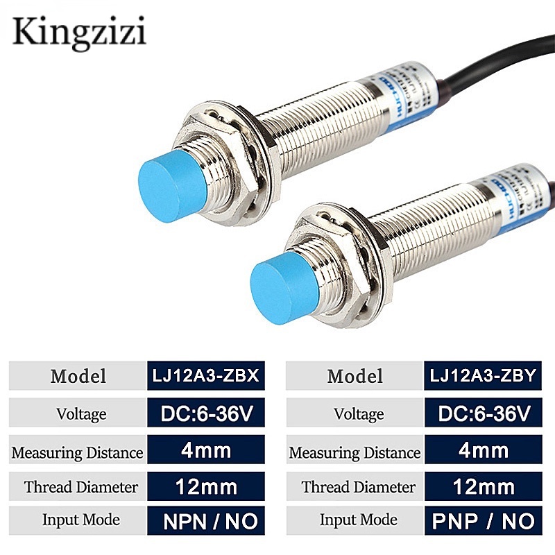 LJ12A3-4-Z/BX LJ12A3-4-Z/BY Proximity Switch Inductive Proximity Sensor Detection Switch NPN/PNP ...
