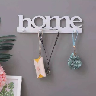 Wall Mounted Key Holder Key Chain Rack Hanger with 4 Hooks Multiple ...