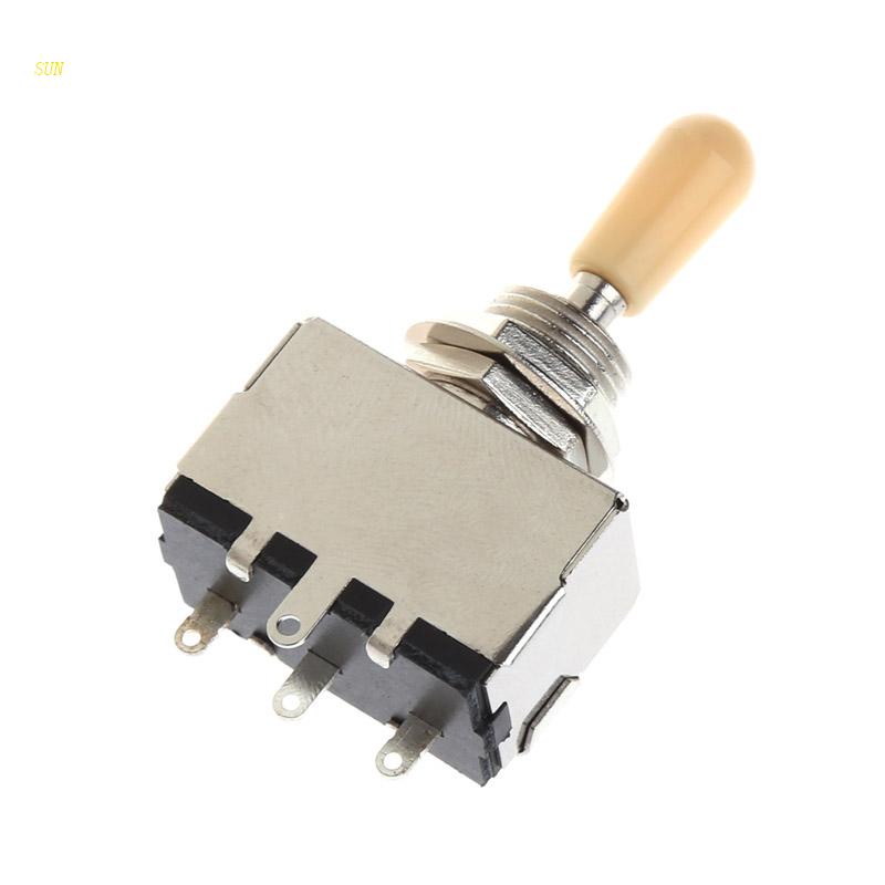 SUN 3 Way Closed Toggle Switch Box Style Chrome For Electric Guitar ...