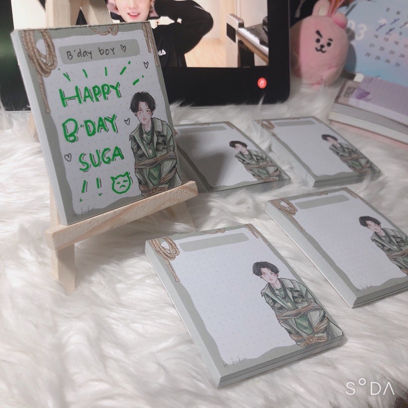 Note pad Suga Daechwita (LIMITED) | Shopee Philippines