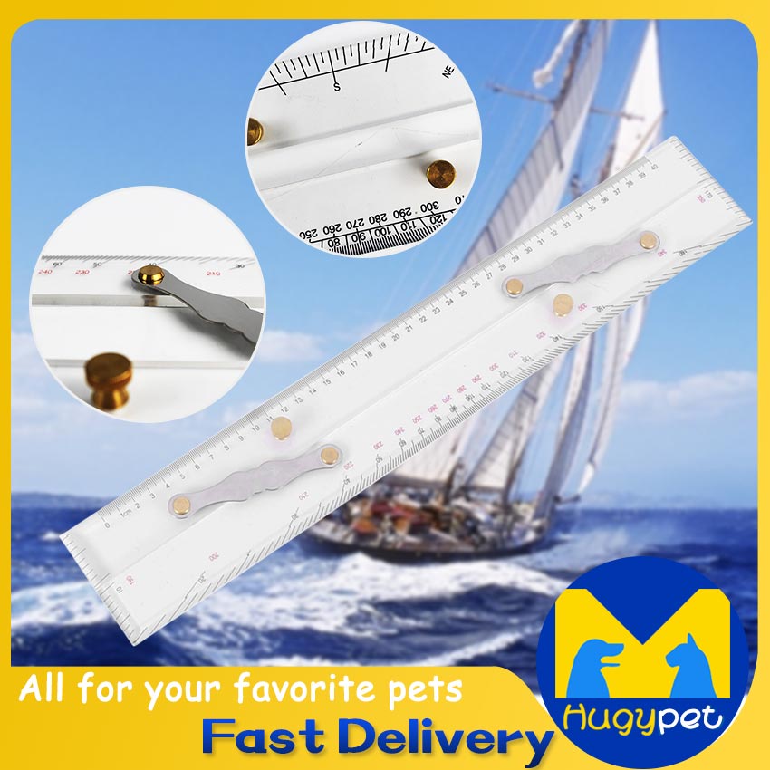 Parallel Ruler 450mm Nautical Chart Parallel Ruler Mapping Point To ...