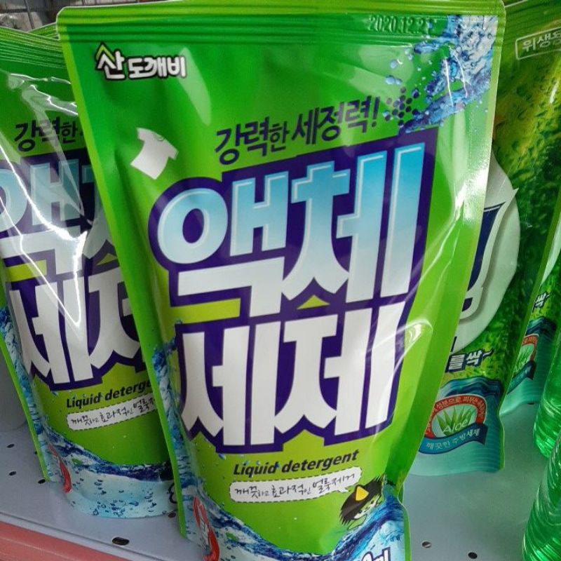Sandokkaebi Aloe Clean Dishwashing Liquid 1kg and 800g Refill Liquid ...