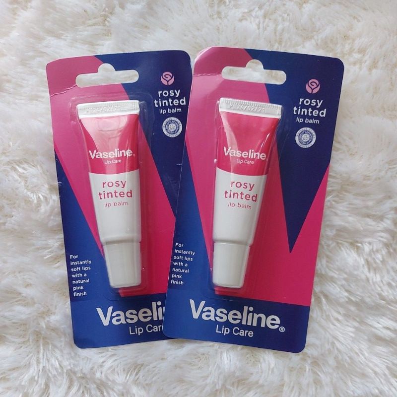 Vaseline Lip Balm Moisturizing & Brightening Lips Rosy Tinted 10g - Lip Care | Shopee Philippines