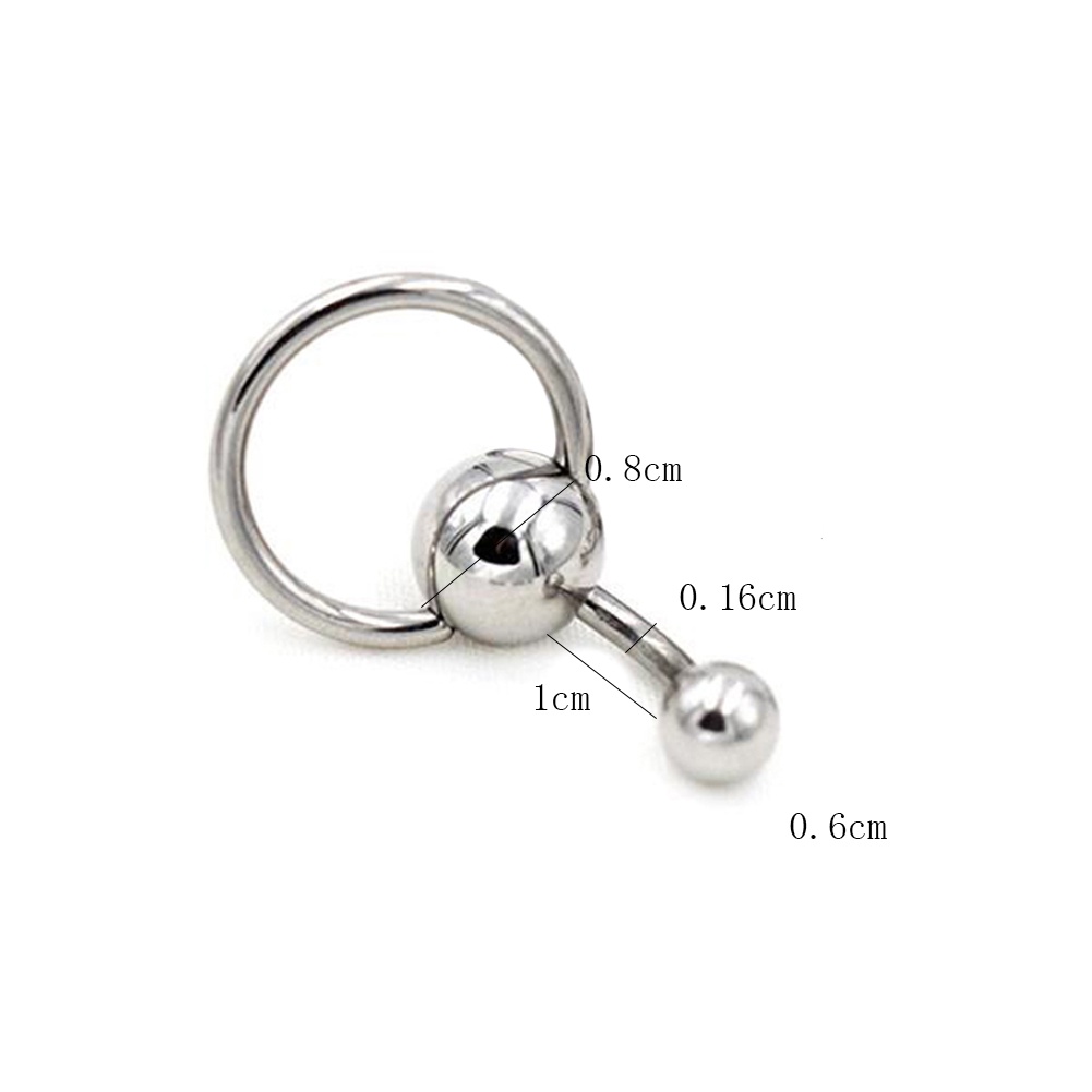 Faux Fake Belly Ring Fake Belly Piercing Clip on Umbilical Navel Belly ...
