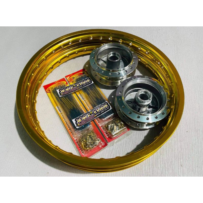 Rim Set Wave100 Drumbrake Front And Rear | Shopee Philippines