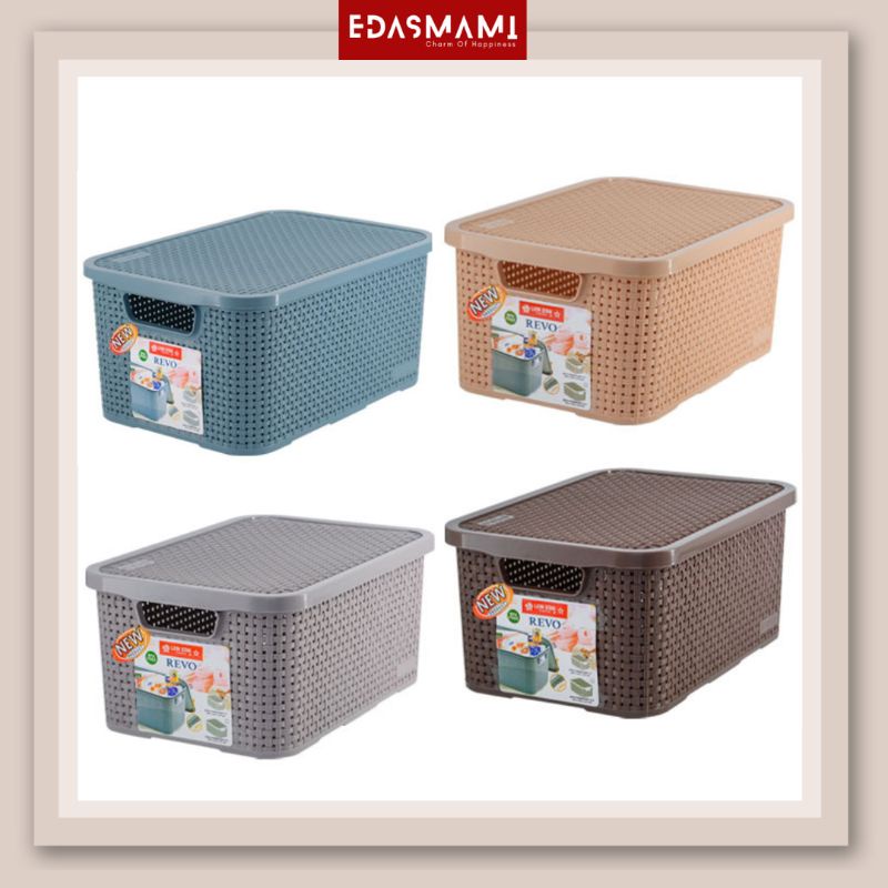 Edasmami Revo Storage Box 10 Liter Storage Box with Lid | Shopee ...