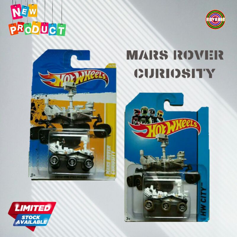 Mars Rover Curiosity - Miniature Toy Car / Diecast Hot Wheels | Shopee ...