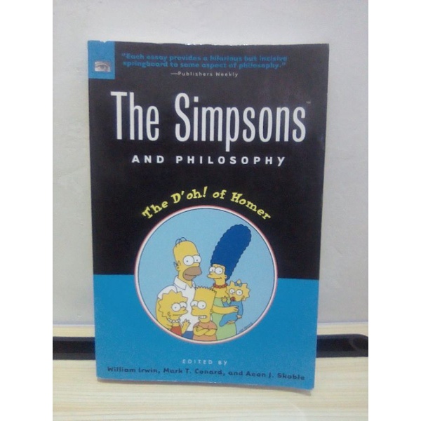 The Simpsons and philosophy (PReLoved/Used) | Shopee Philippines