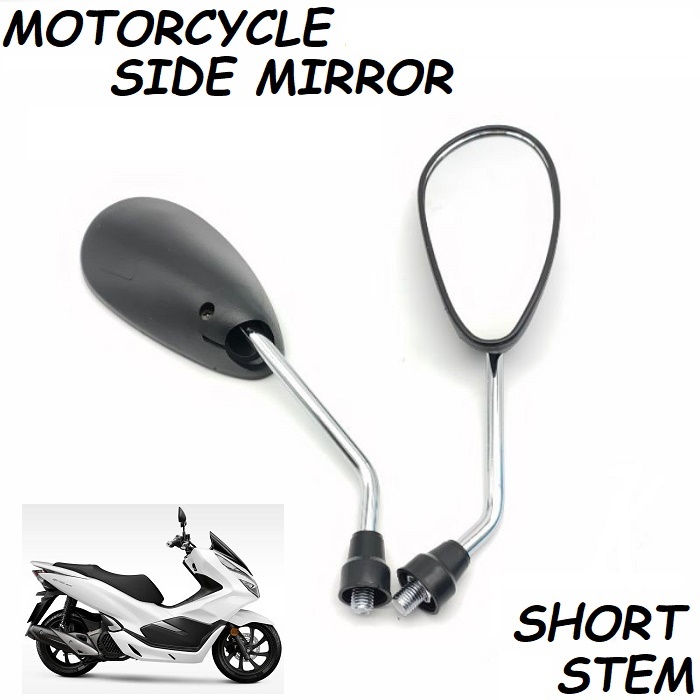 HONDA PCX SIDE MIRROR Motorcycle STOCK type SHORT STEM accessories COD ...
