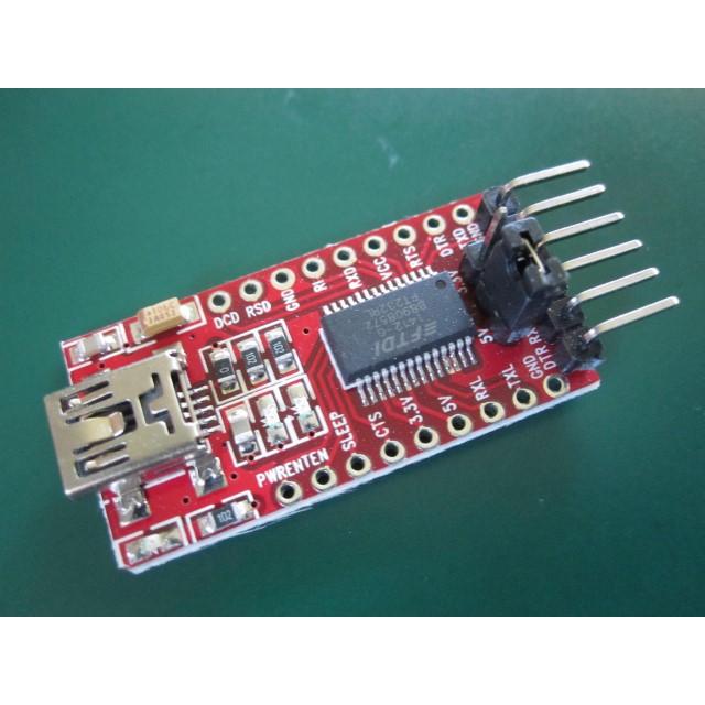 FT232RL FTDI Serial adapter Module USB to TTL 3.3V 5V Mini | Shopee ...