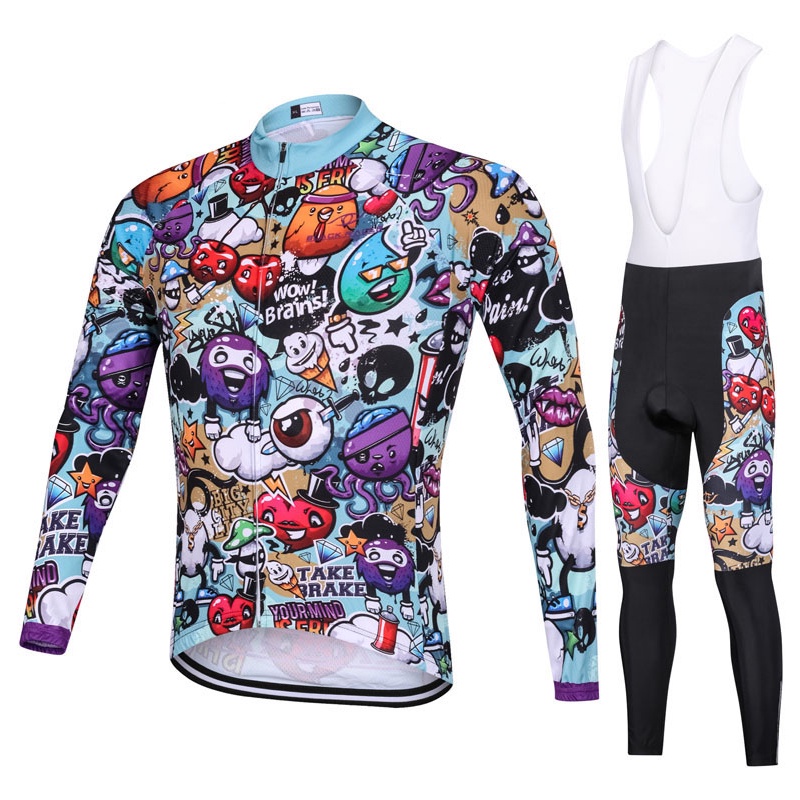 【COD】 In Stock 2022 MTB men's long sleeve animation printing cute ...