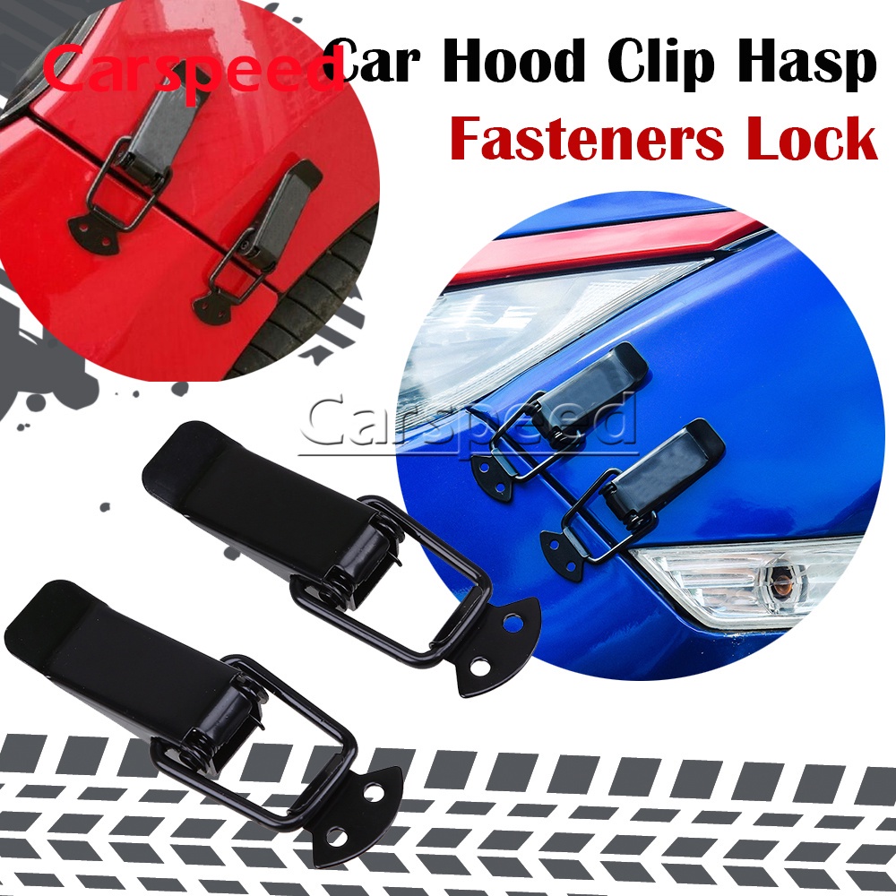 Auto Hood Clip Hasp Car Bumper Hook Security Quick-Release Fasteners ...