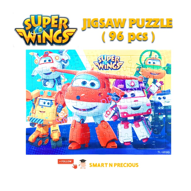 Super Wings Cartoon Jigsaw Puzzle for Kids (XL 96 pcs) | Shopee Philippines