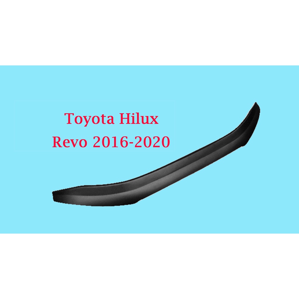 Matte Black Hood Guard / Hood Protector for Toyota Hilux Revo 2016 2017 ...