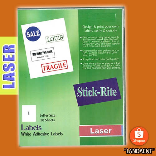 Stick-Rite Sticker Labels | Shopee Philippines