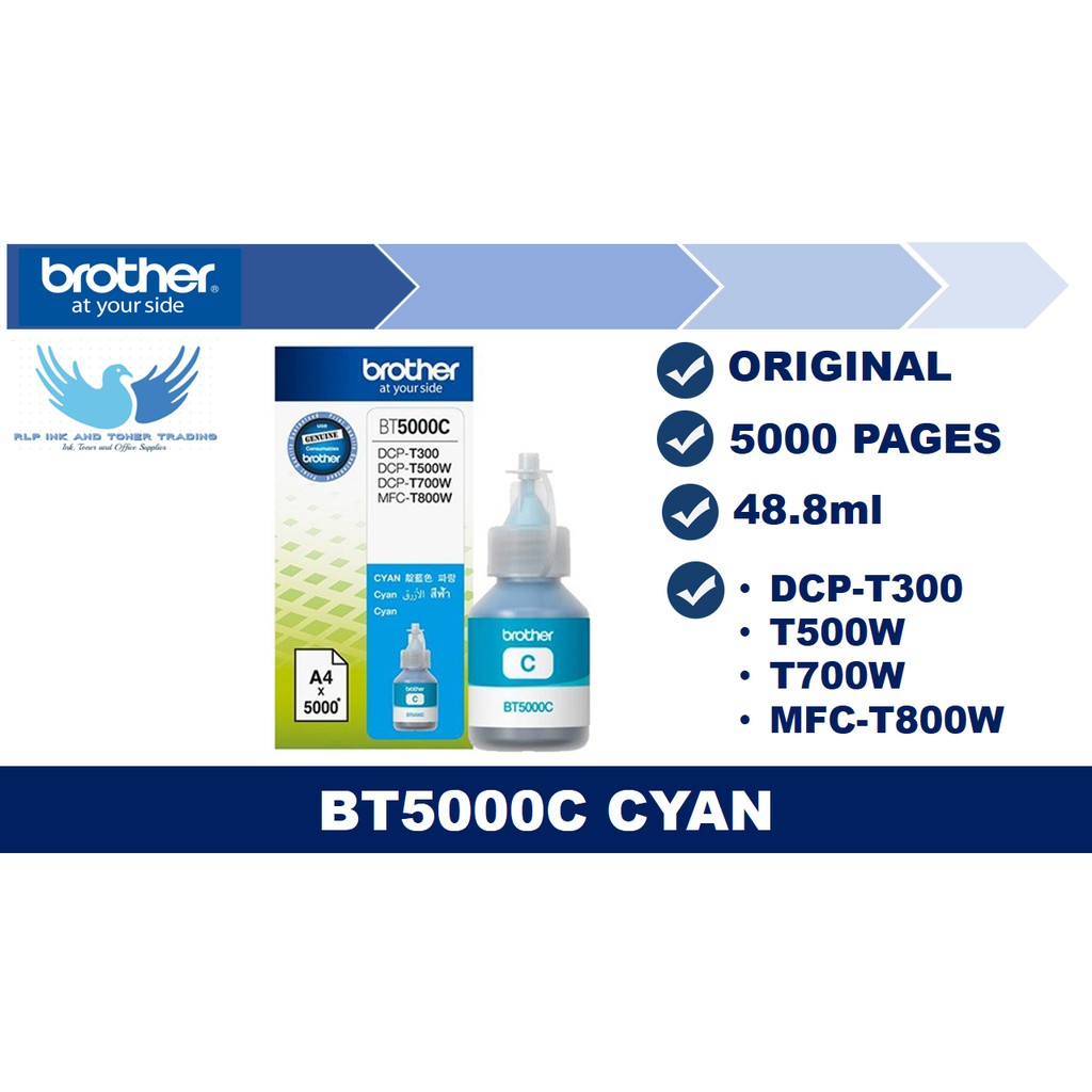 Brother BT5000 Cyan Original Ink Bottle | Shopee Philippines