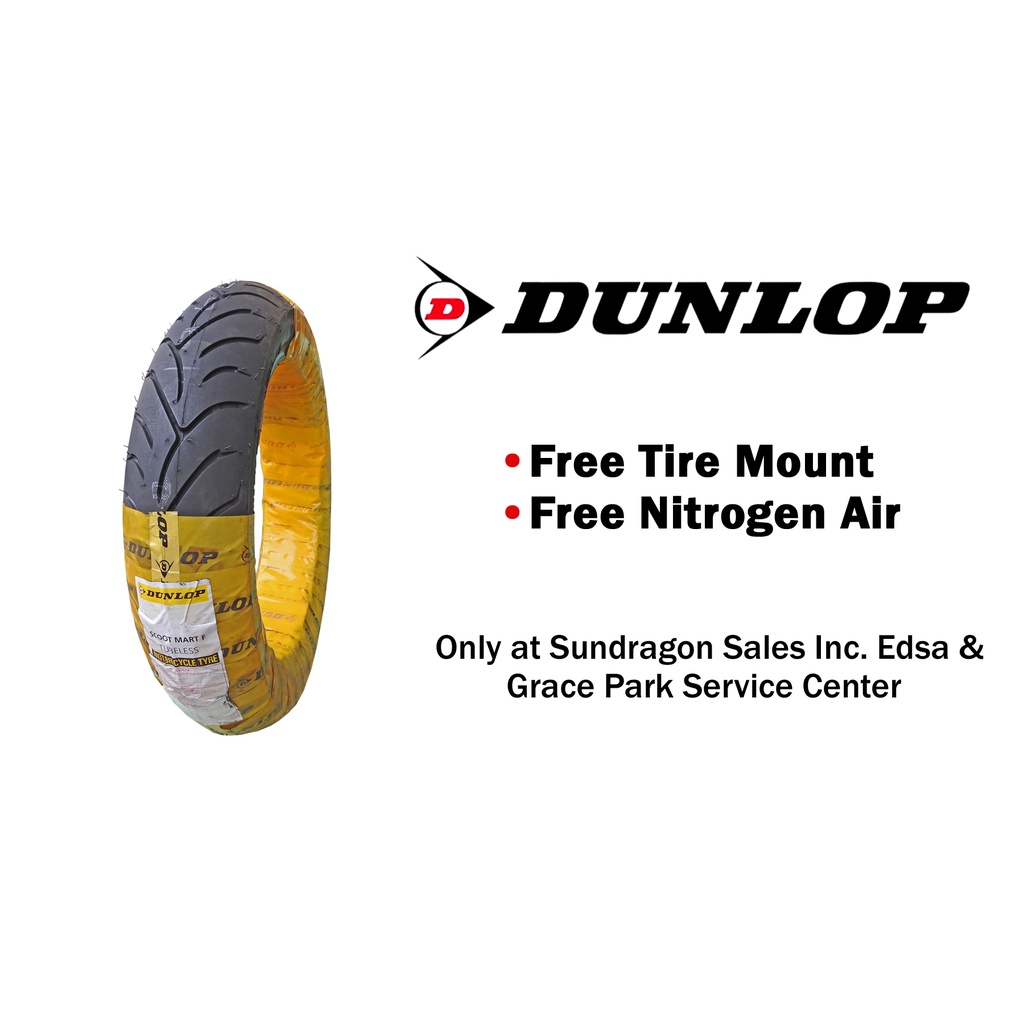Dunlop 130/70-12M 62L ScootSmart Motorcycle Tire (Indonesia) | Shopee ...