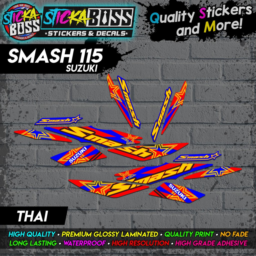 Smash 115 Decal Design - Thai (2019 Stock) | Shopee Philippines