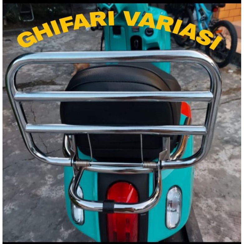 Fazzio Motorcycle BACKRACK/YAMAHA FAZZIO Motorcycle Luggage Back Rack ...