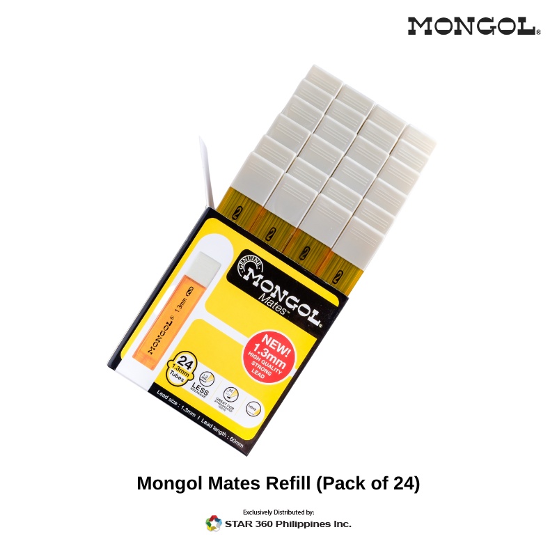 Mongol Mates (Blister Pack, Mechanical Pencil, Lead Refill) | Shopee ...