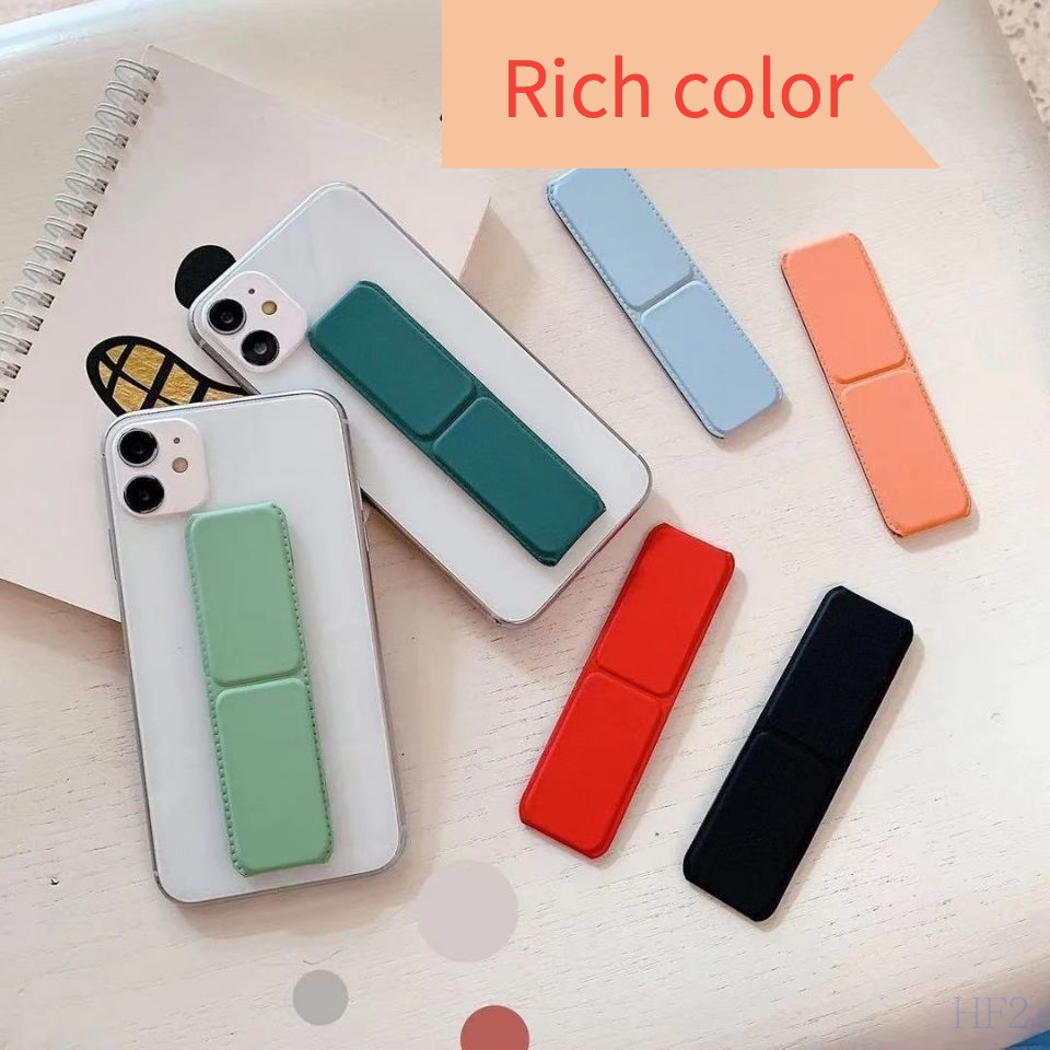 Simple Solid Back Stickers Plain Color Grips Leather Griptok Square ...