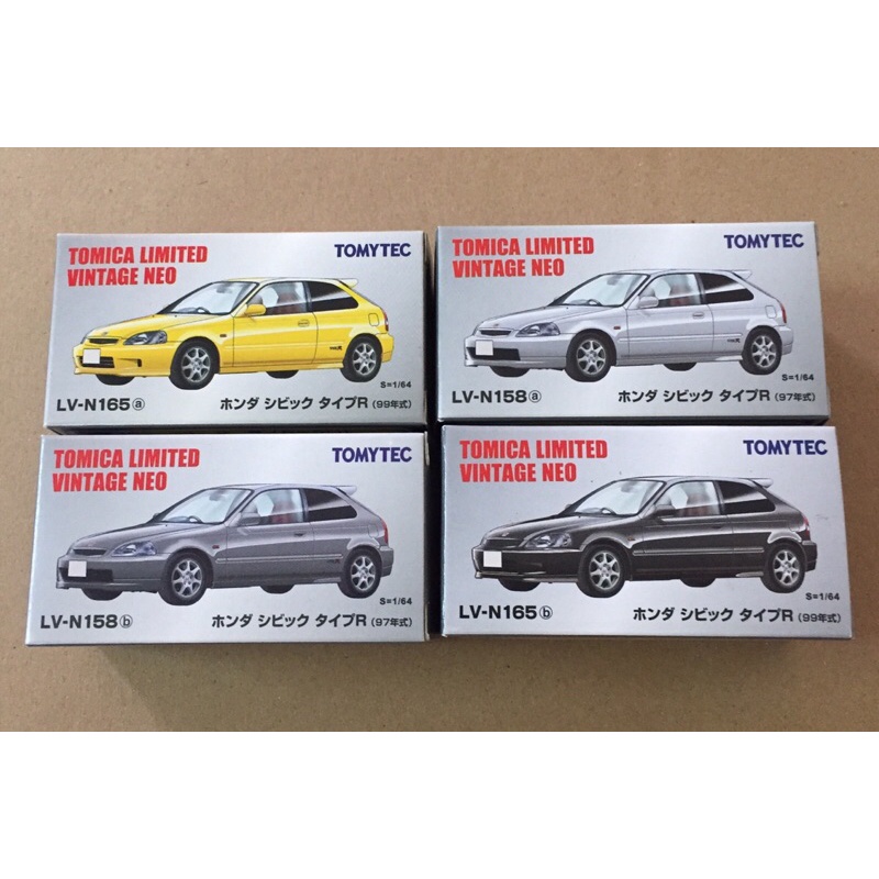 Tomica Limited Vintage NEO Tomytec Honda Civic Type R LV-N165 / LV-N158 | Shopee Philippines