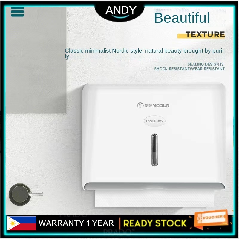 OE Wall Mounted Tissue Case Bathroom Paper Towel Dispenser | Shopee ...