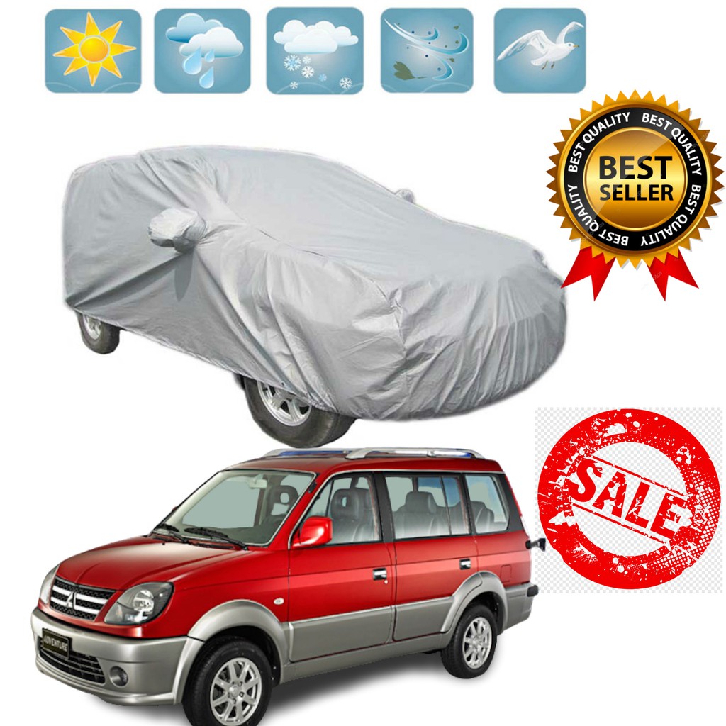 NYLON CAR COVER FOR MITSUBISHI ADVENTURE (W/ FREE STICKER) EASY TO FOLD ...