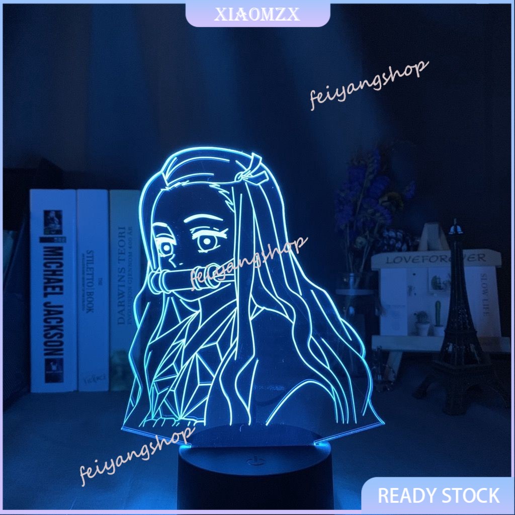 Kimetsu No Yaiba Nezuko Kamado Figure Led Night Light for Bedroom Decor ...