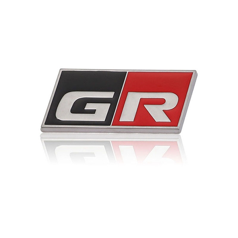 Sieece GR SPORT GR GRMN Metal Logo Car Rear Trunk Emblem Sticker Decal ...