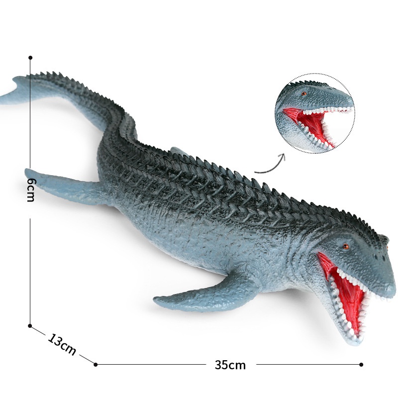 Soft rubber filled cotton Mosasaurus Allosaurus Tyrannosaurus Rex ...