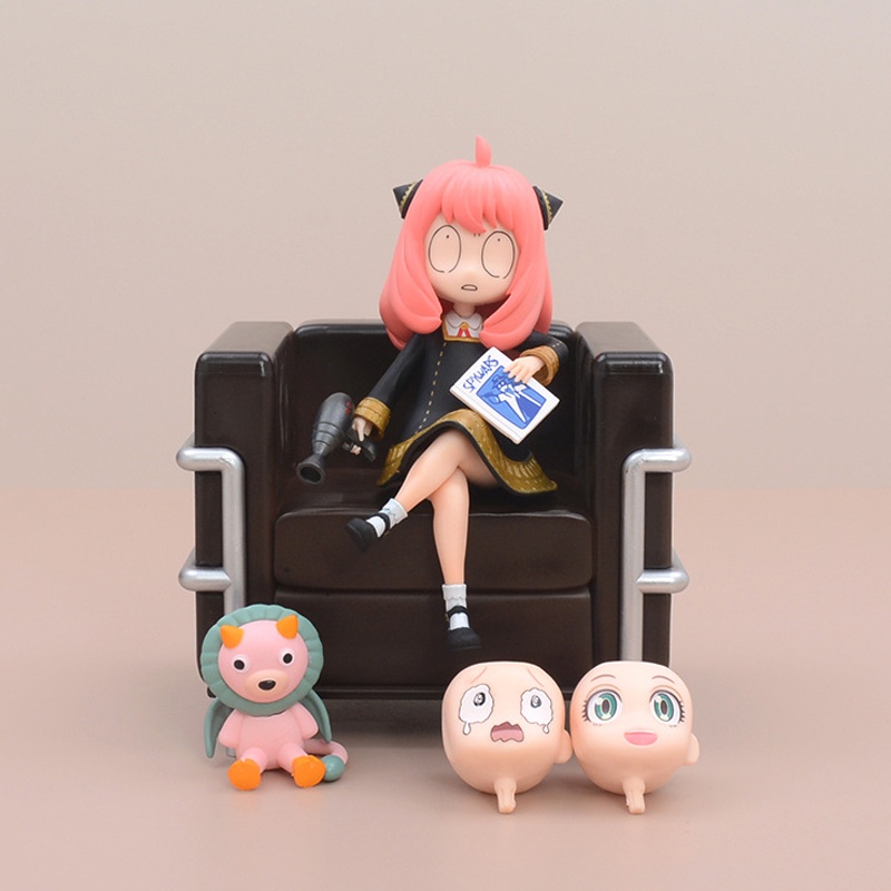 15cm Spy x Family Anya Pvc Figure Anime Anya Forger Cute Action Figures ...