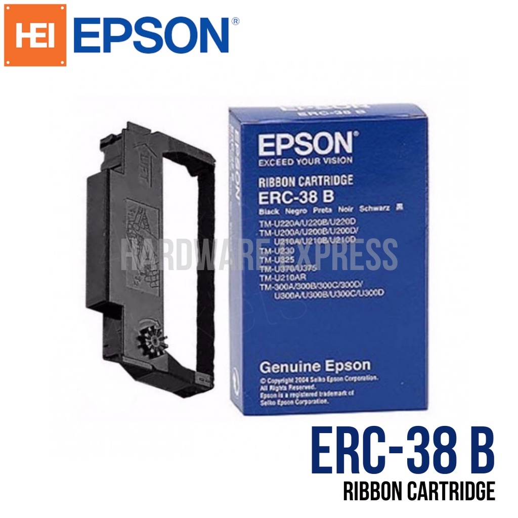 Epson POS Ribbon Cartridge ERC-38 B / ERC-38 B/R (Sold Per Piece ...