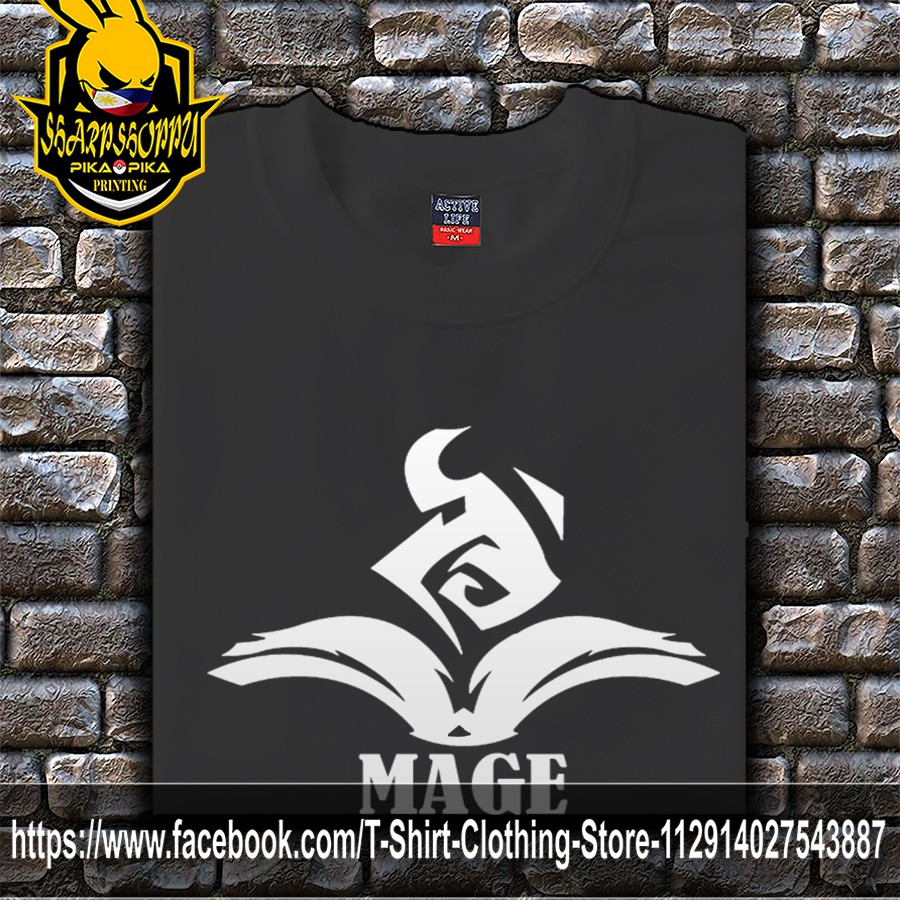 ML MAGE LOGO PRINT UNISEX T-SHIRT | Shopee Philippines